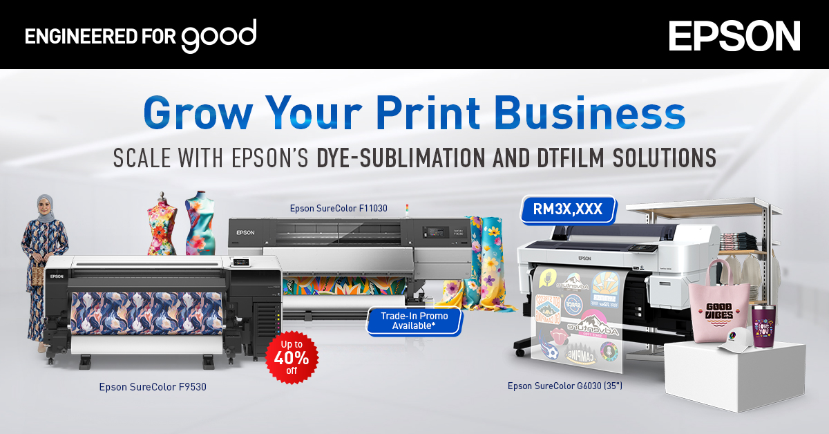 Epson F & G-Series: Textile Printers